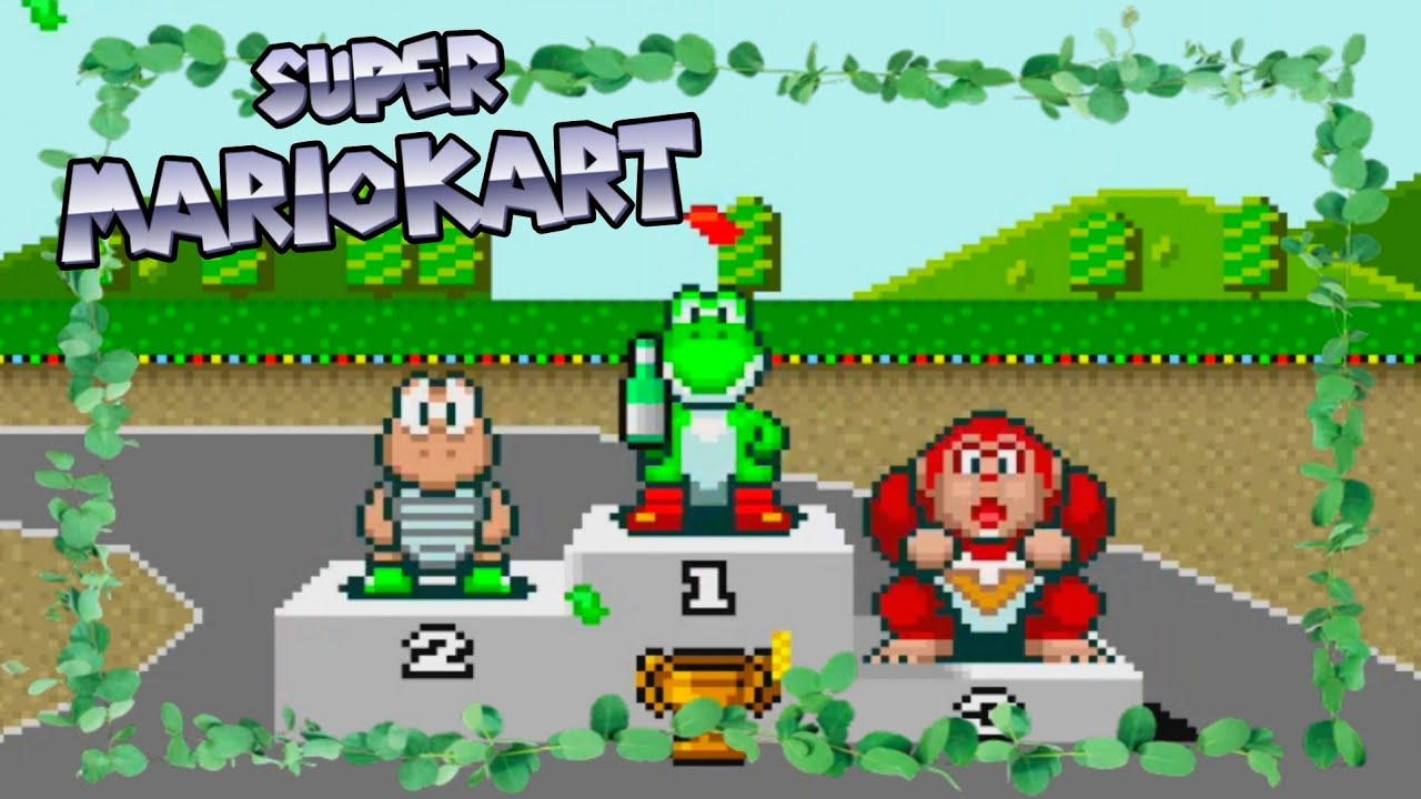 COPA CHAMPIÑON - SUPER MARIO KART SNES / Nintendo Switch Online - YouTube