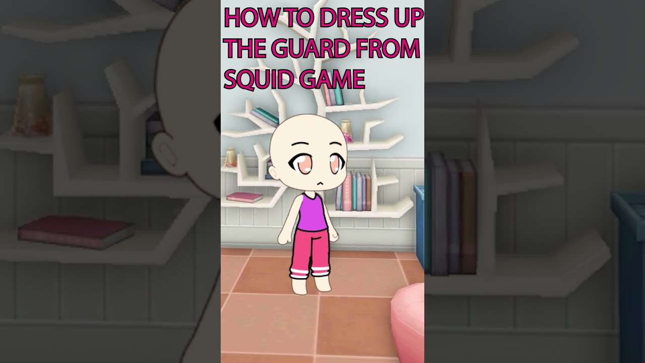 How To Make The Guard From Squid Game In Gacha Life - YouTube