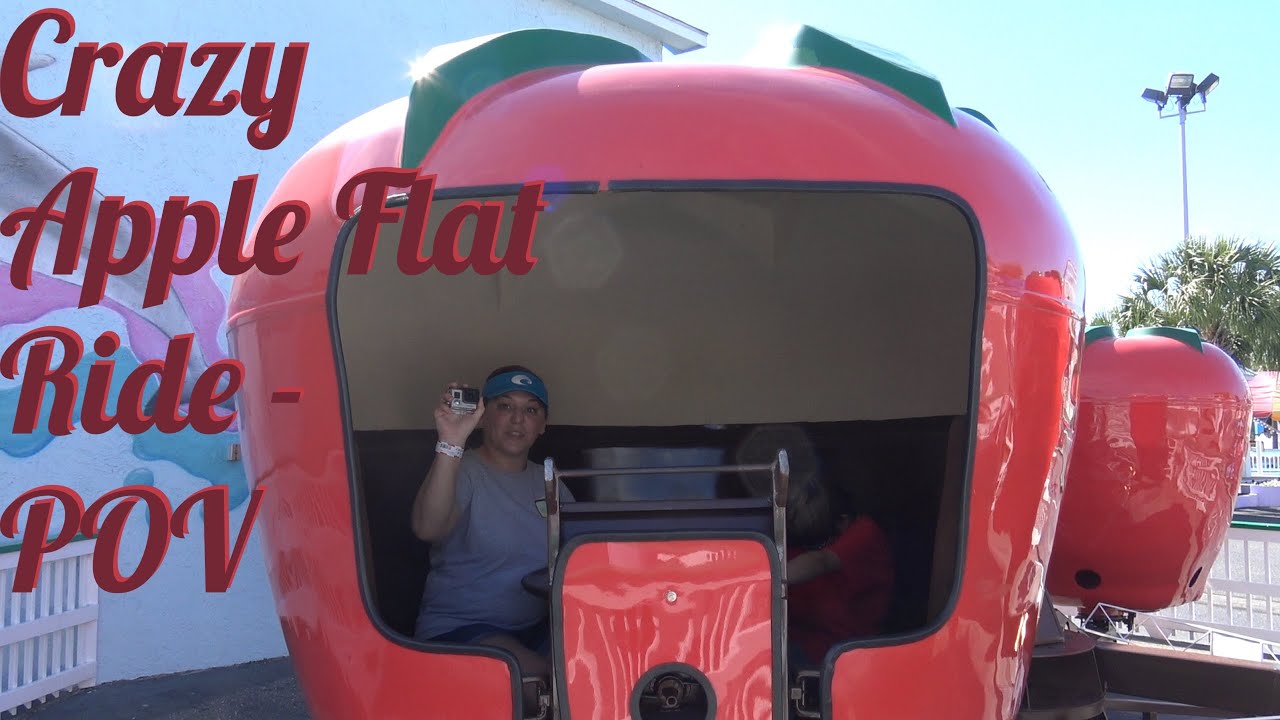 Apple Flat Ride Family Kingdom Berry Go Round - YouTube