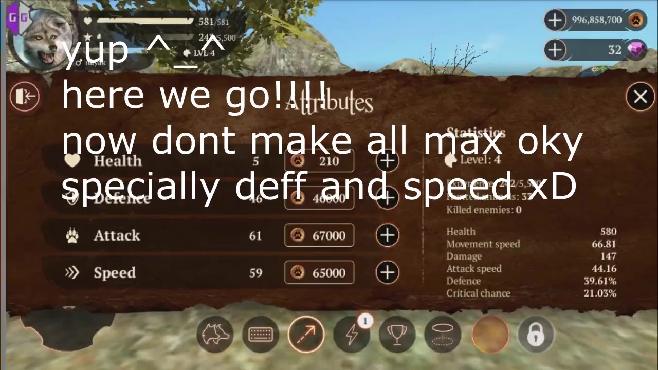 the wolf hack points with GG - YouTube