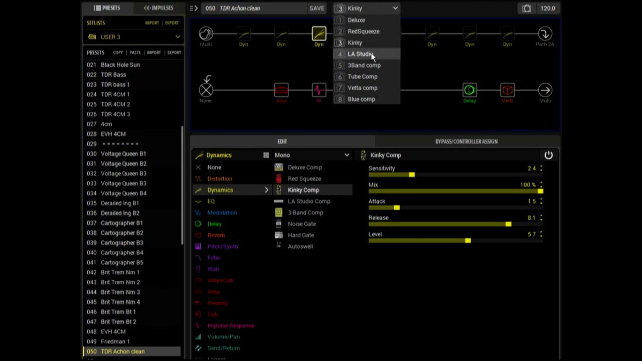 Line 6 Helix - compressors shoutout - YouTube