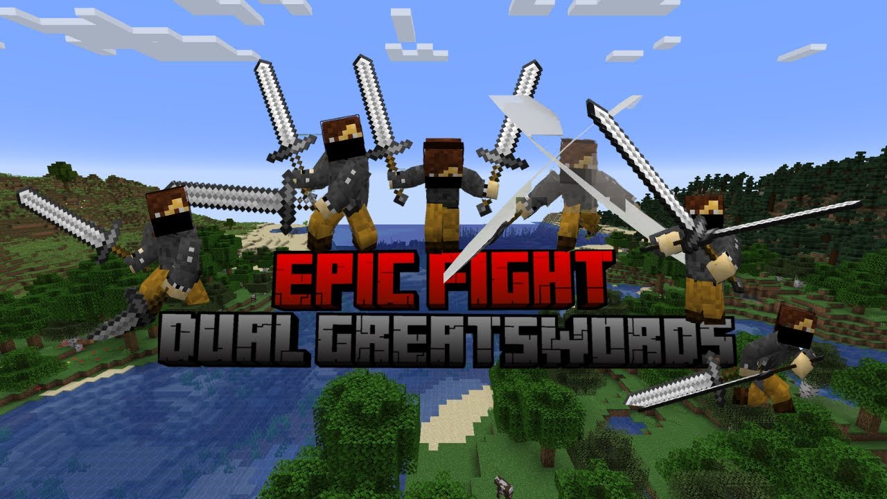 Epic Fight Addon Pt.6 | Minecraft Dual Greatsword Addon. - YouTube