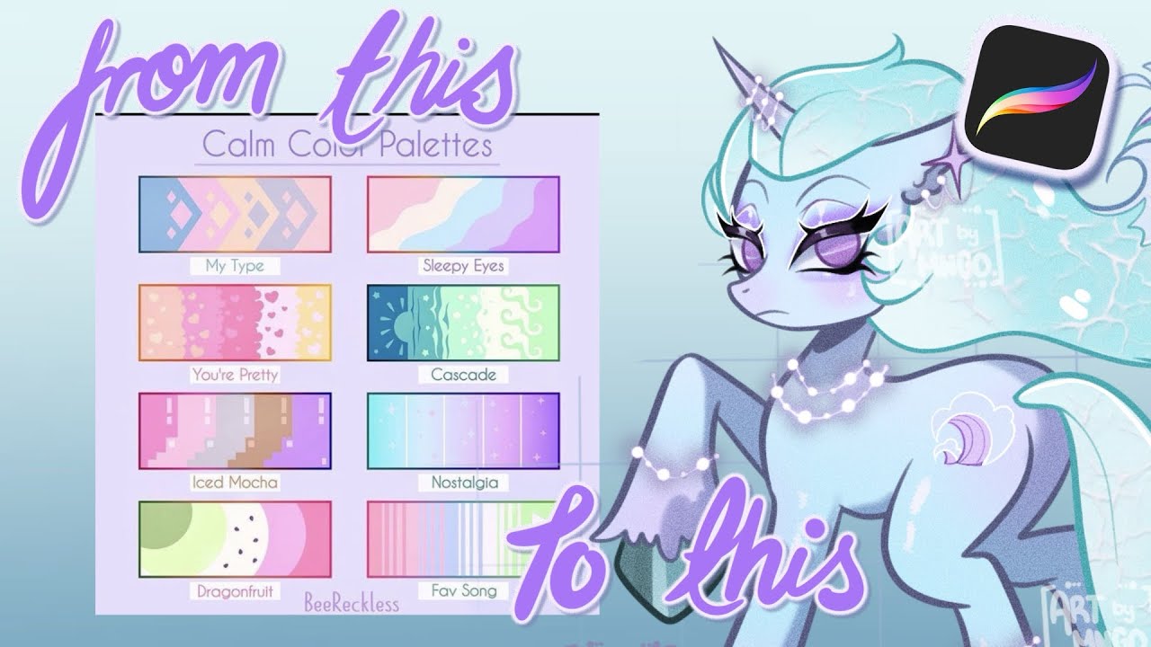 COLOUR PALLETS AS MLP CHARACTERS PT.2 - YouTube