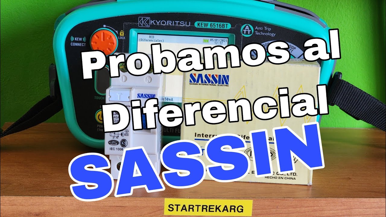 Probamos al Diferencial SASSIN #electricidad #electricistas - YouTube