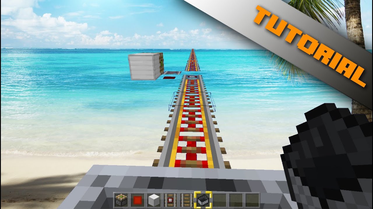Super Simple Minecart Station [Minecraft Tutorial] - YouTube