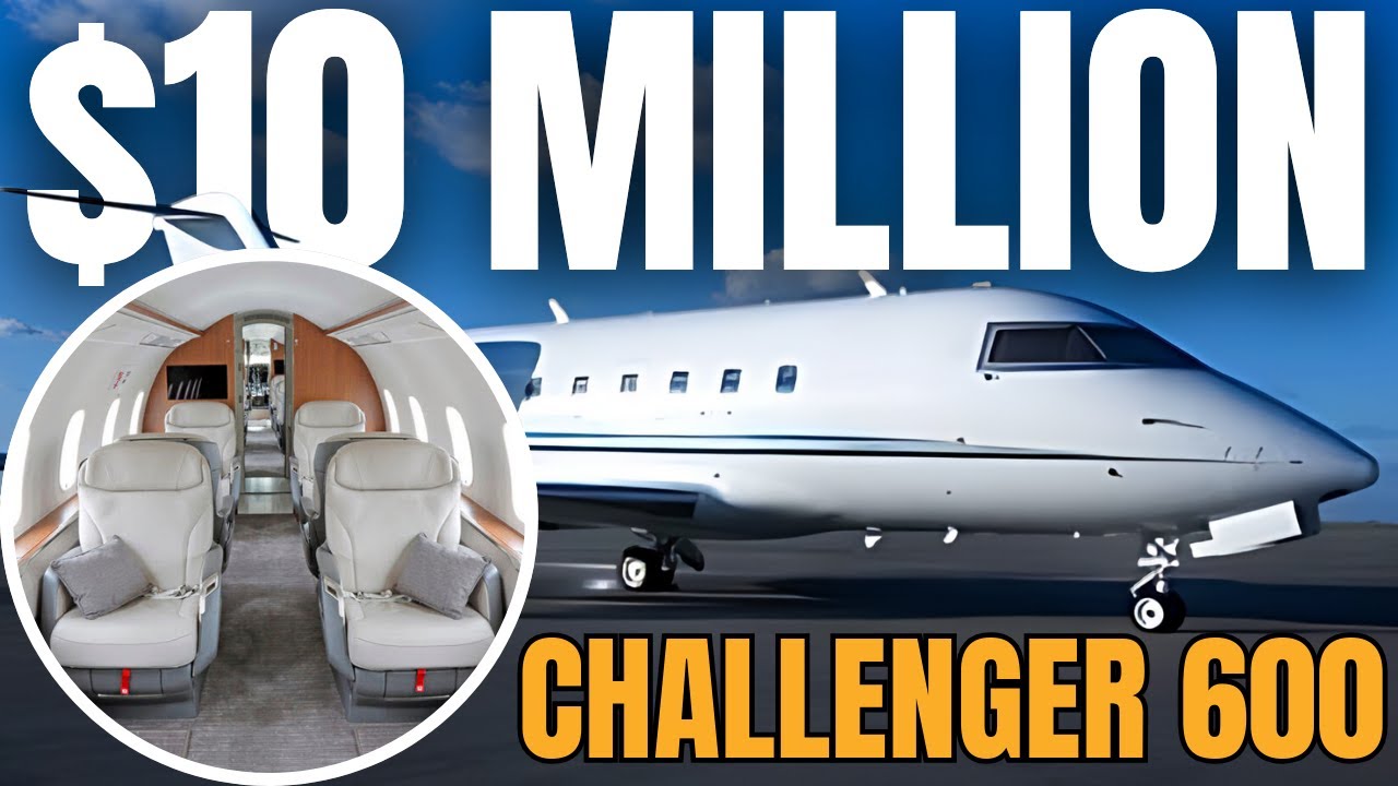 A Closer Look at the $10 Million Bombardier Challenger 600 - YouTube