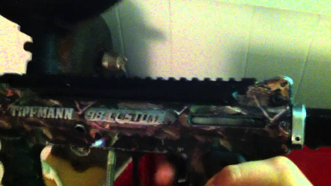 Infinite sweetspot tippmann 98 response trigger firing - YouTube