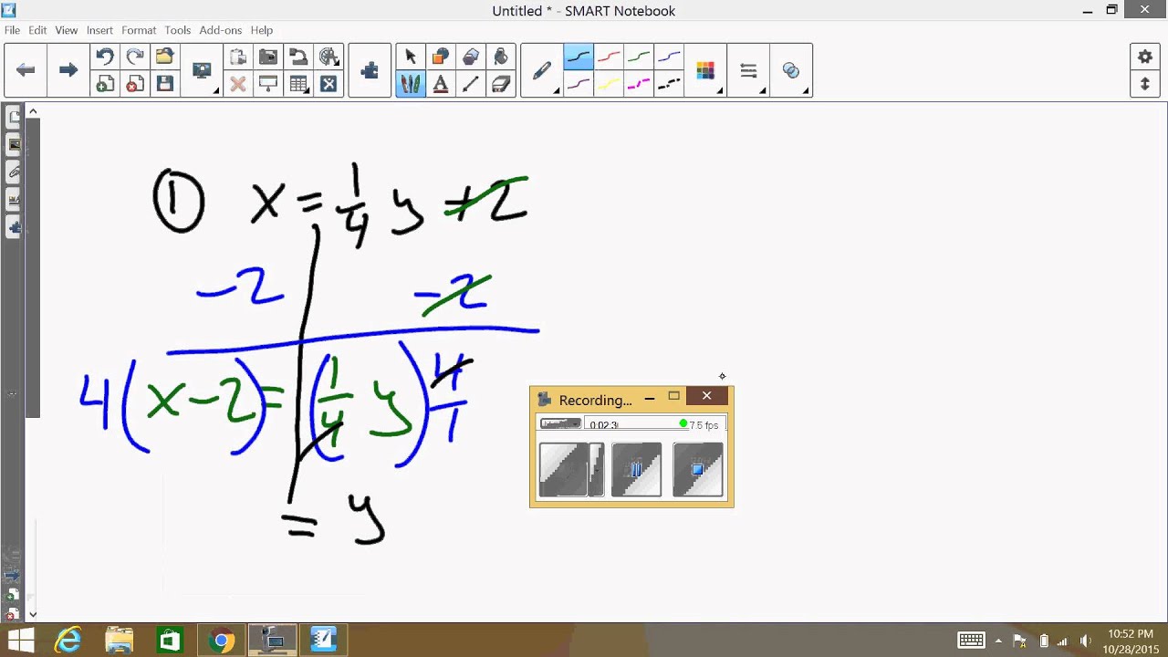 Alg: Solving linear equations-1 - YouTube