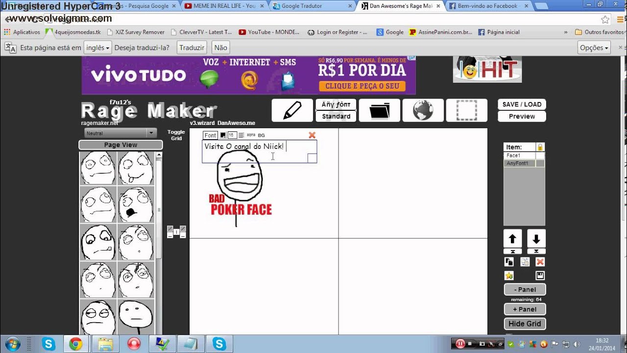 Como fazer uma tirinha meme - YouTube