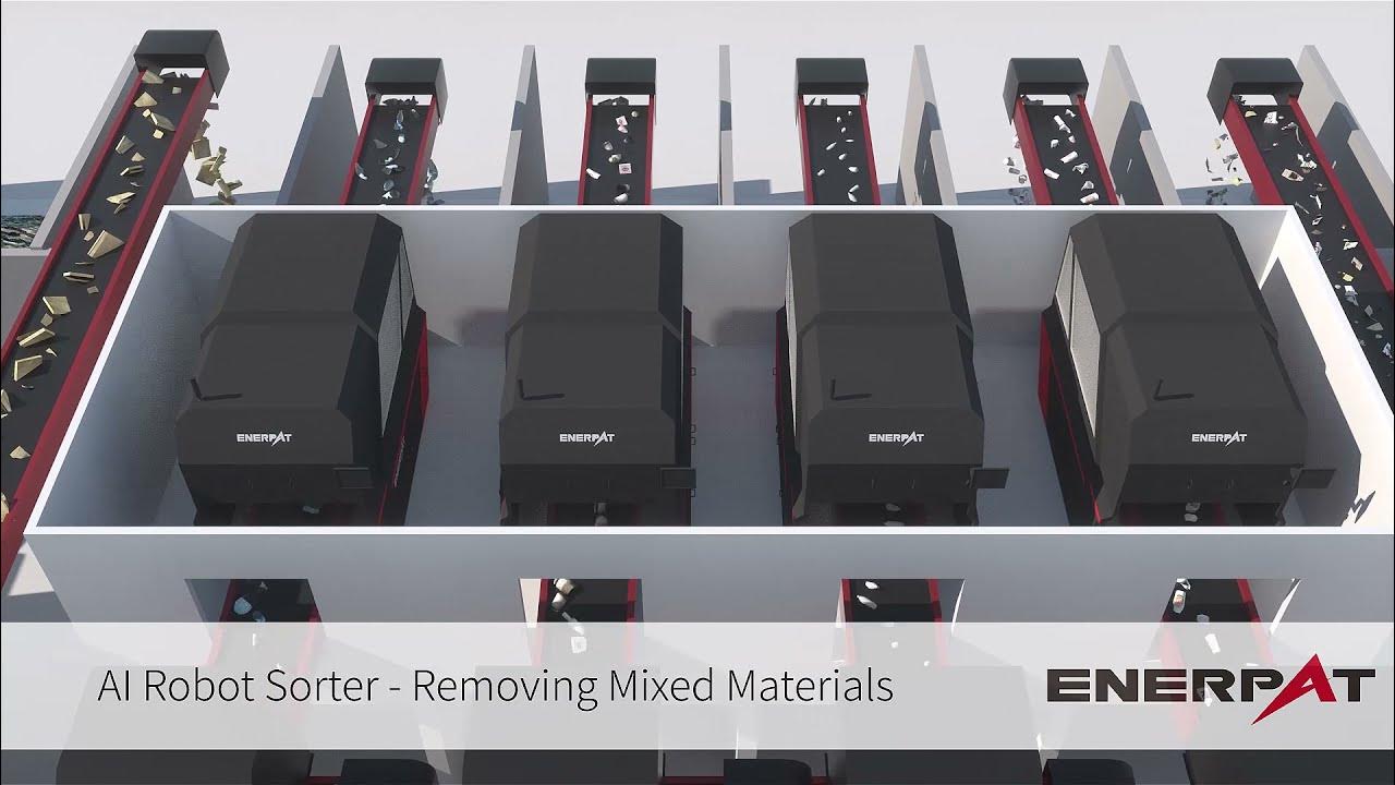 ENERPAT Recyclable Material Sorting Center - YouTube