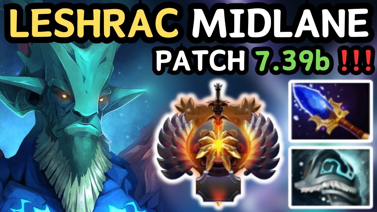 🔥 NEW PATCH 7.39b - IMMORTAL LESHRAC Midlane Gameplay 🔥 Leshrac ...