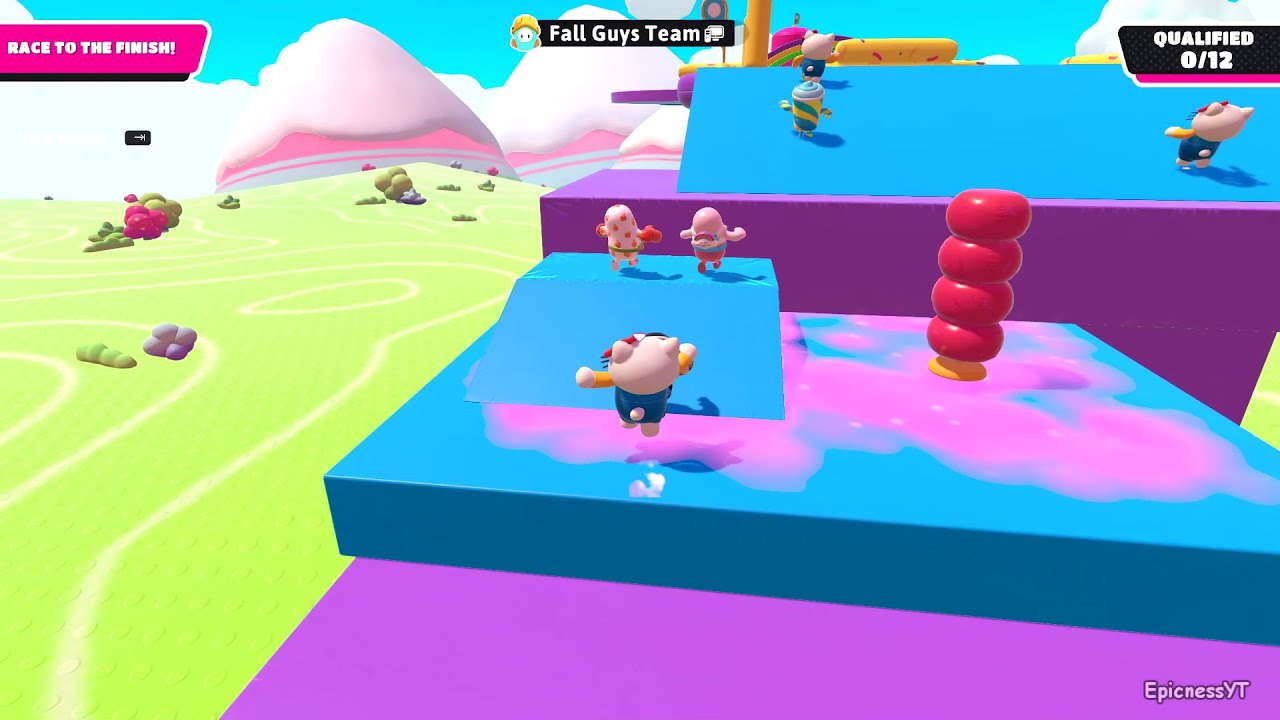 FALL GUYS SEASON 4 - New Map SPINNER SPRINT - Gameplay Part 196 [ PC HD ...