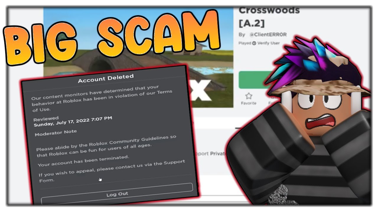 JOINING ROBLOX GAMES GETS YOU HACKED (NEW SCAM!!!) - YouTube