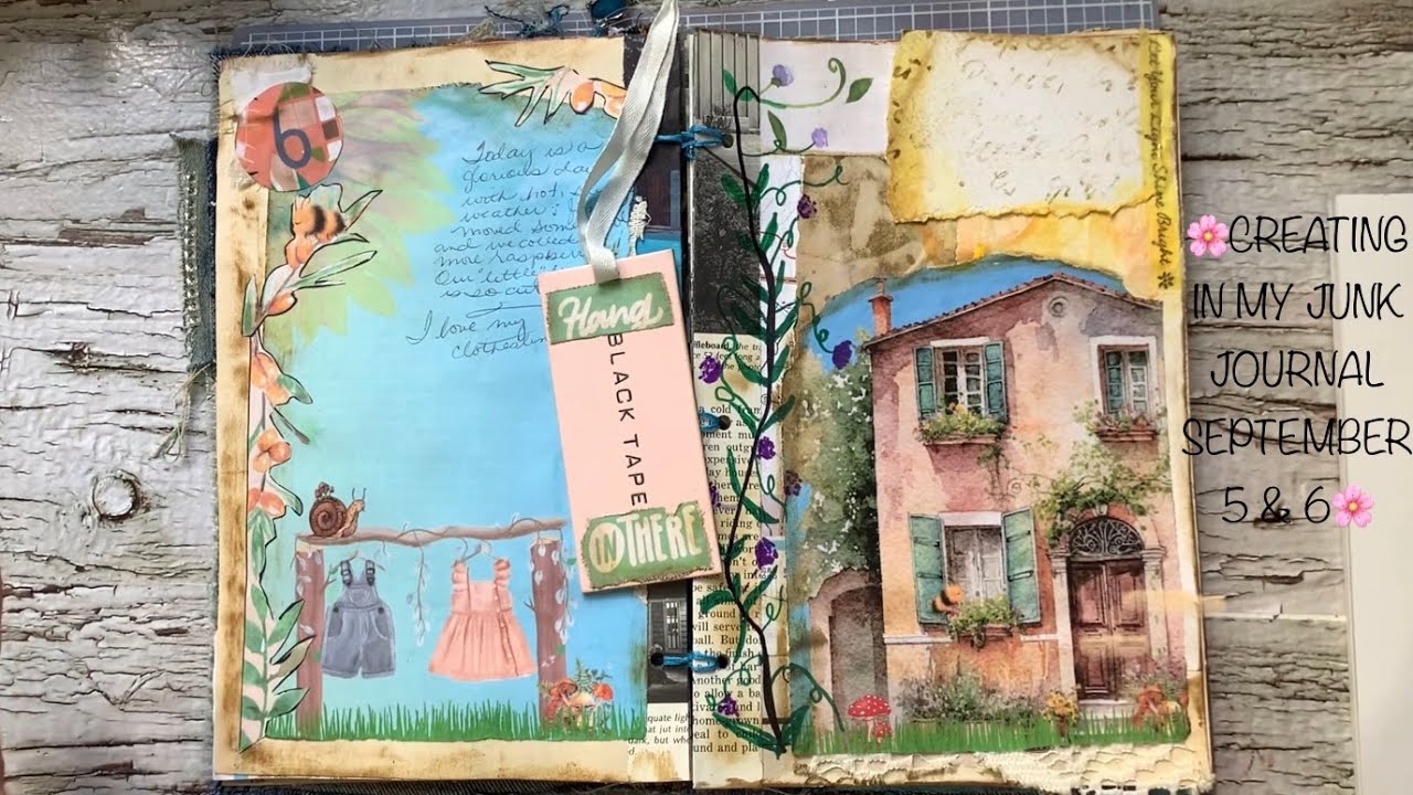 Creative Ideas Junk Journaling in September - YouTube