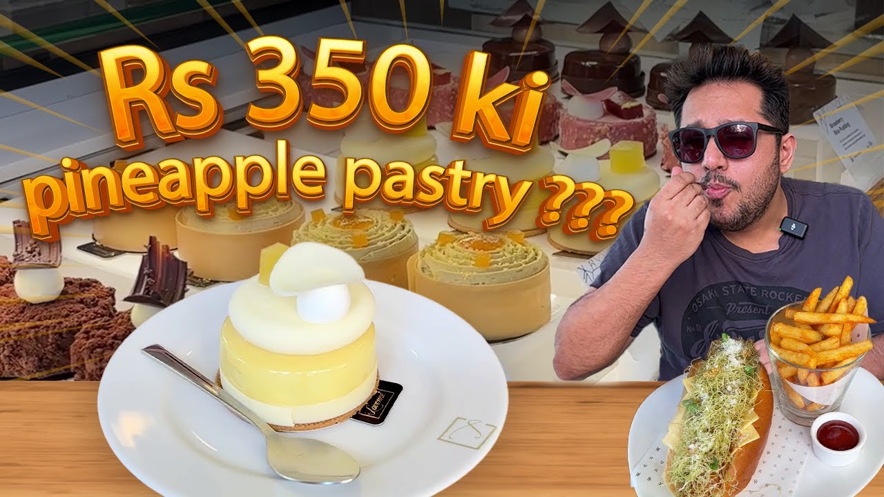 Rs 350 ki Pineapple Pastry at Levonne, Bengaluru - YouTube