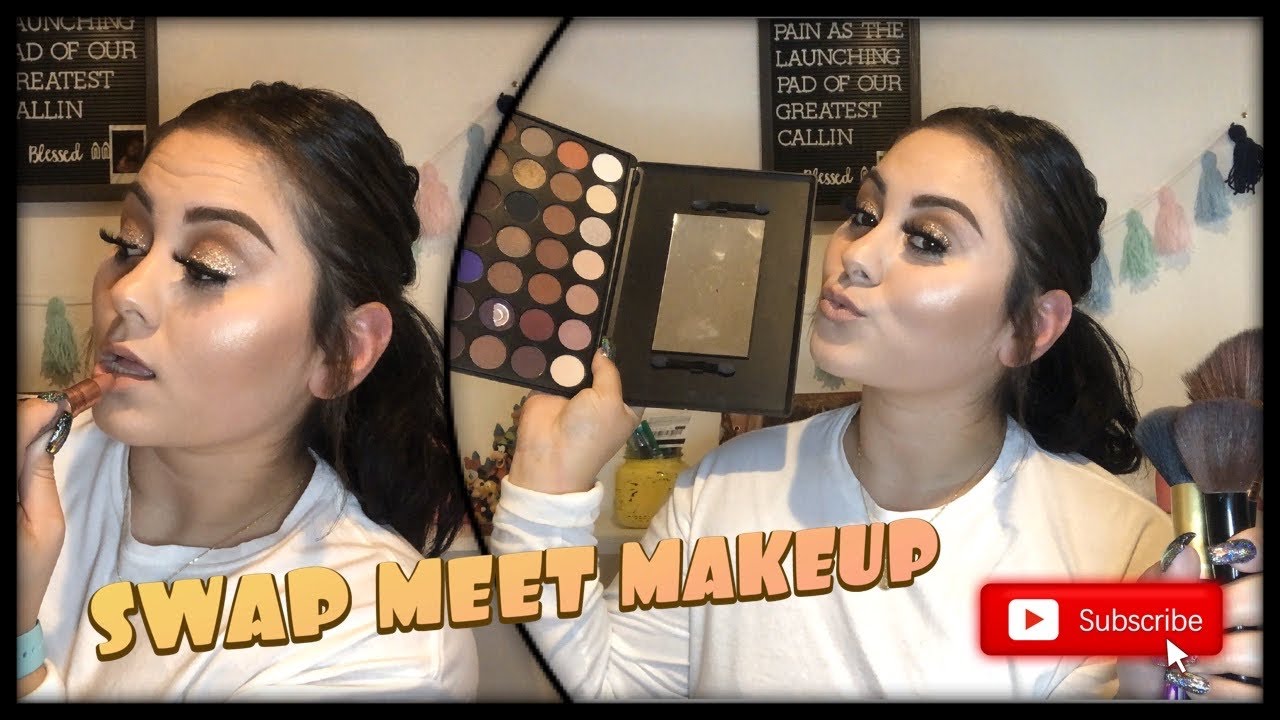 Swap Meet Makeup | Full Face Using Swap Meet Makeup | - YouTube