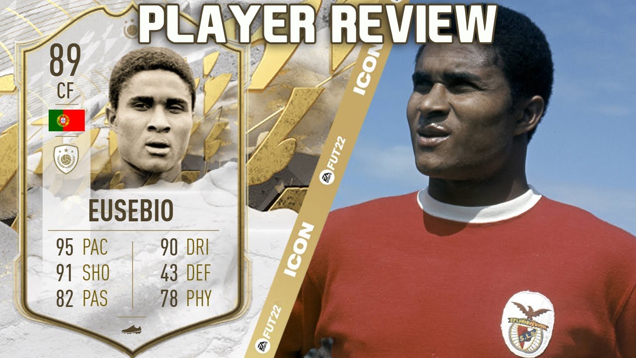 THE BEST CARD IN THE GAME! 🤯 89 ICON EUSEBIO PLAYER REVIEW! FIFA 22 ...