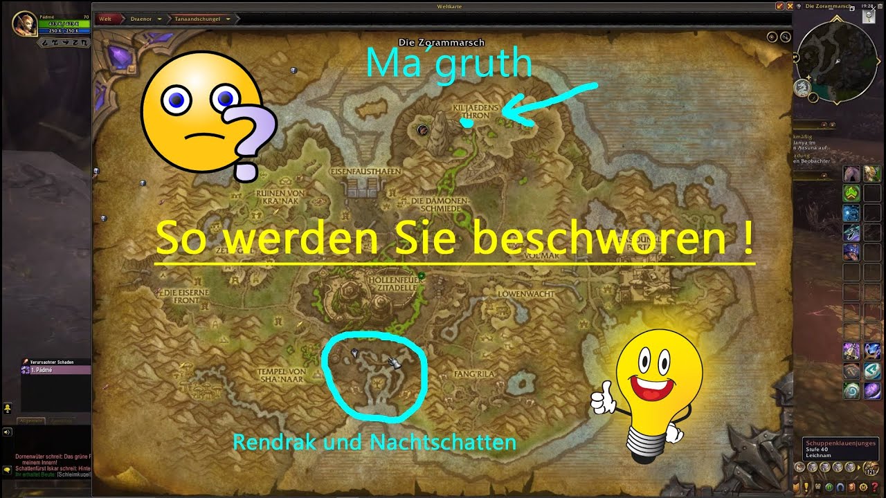 WoW Erfolg Dschungelpirscher / Ma´gruth / Rendrak / Nachtschatten - so ...