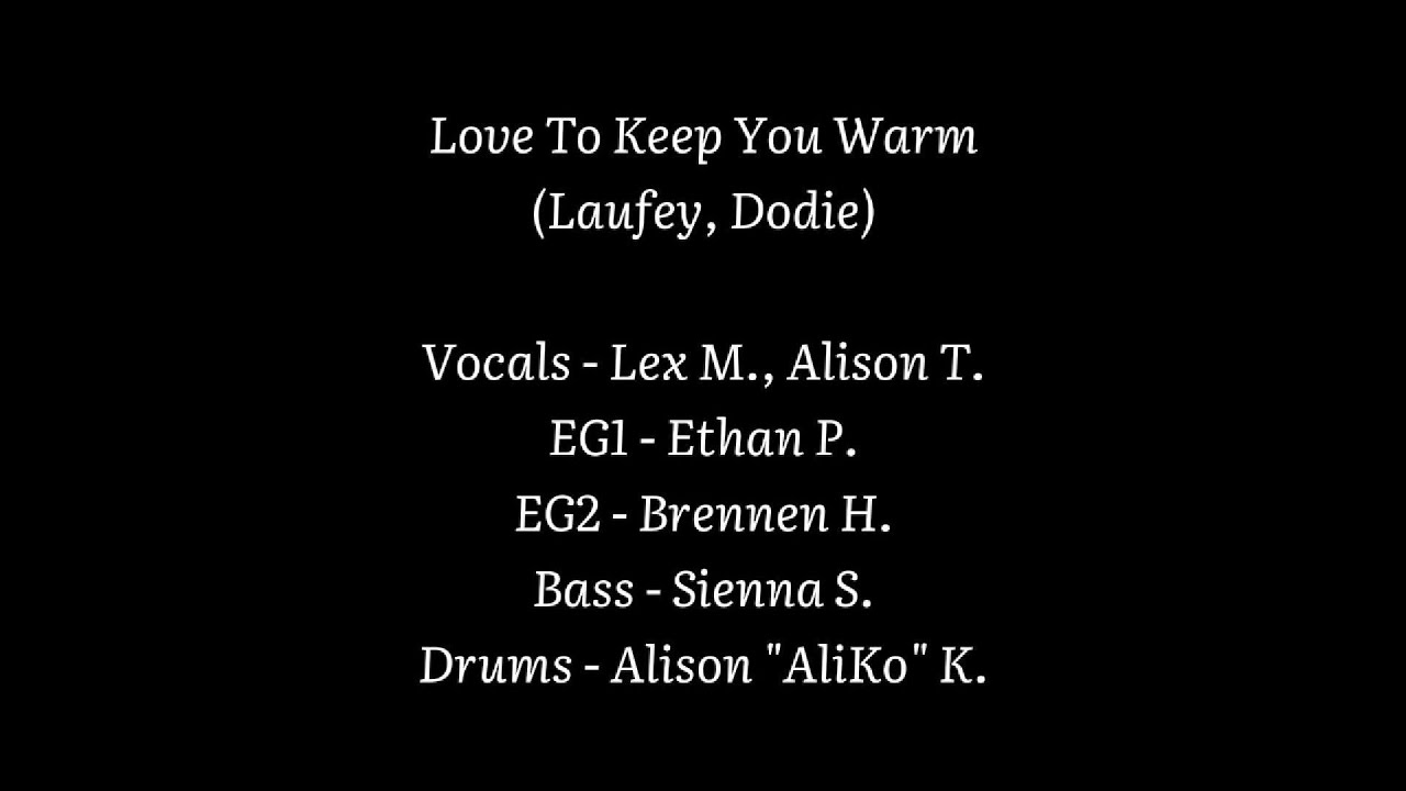 A Very Brahma Christmas – Love To Keep You Warm (DBHS Commercial Music ...