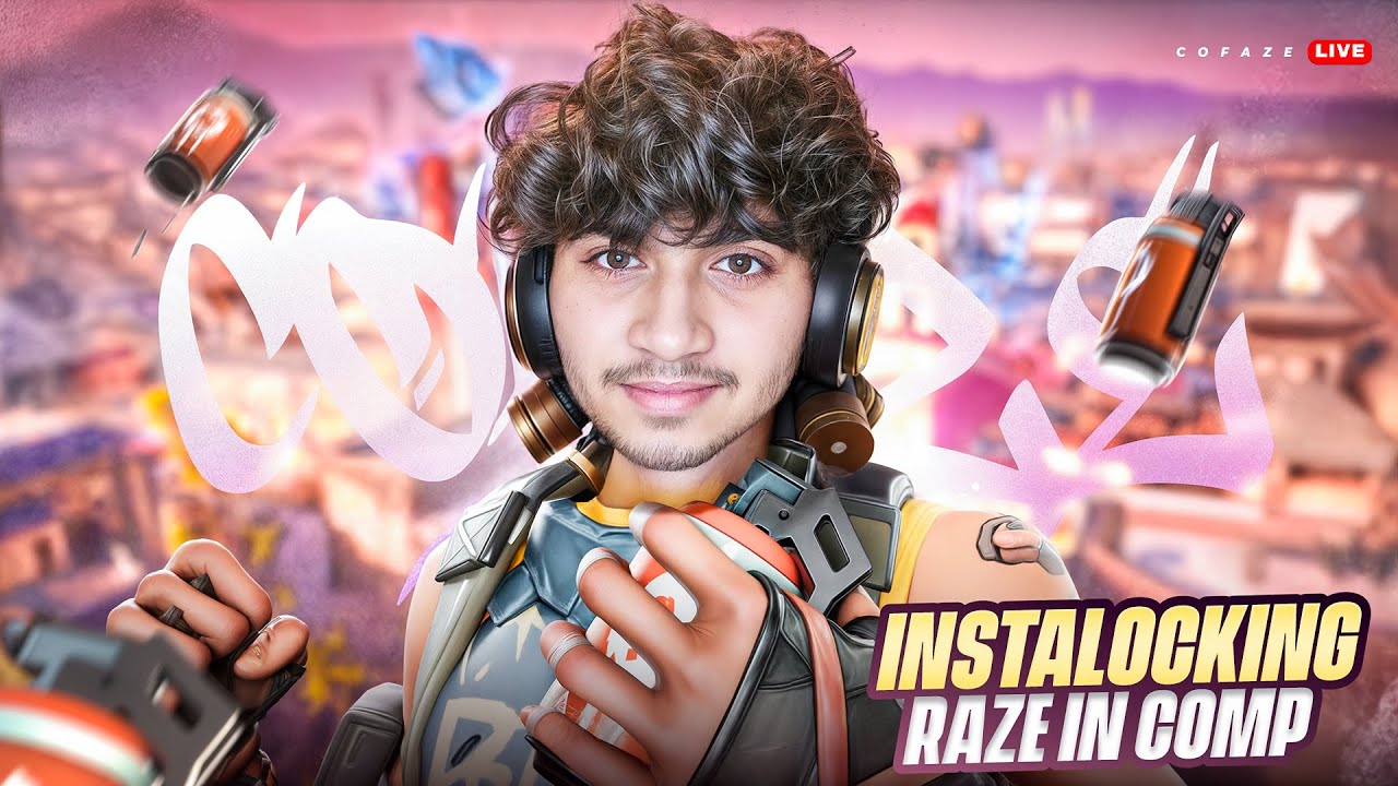 🔴 Instalocking raze in Comp | #valorant #facecam - YouTube