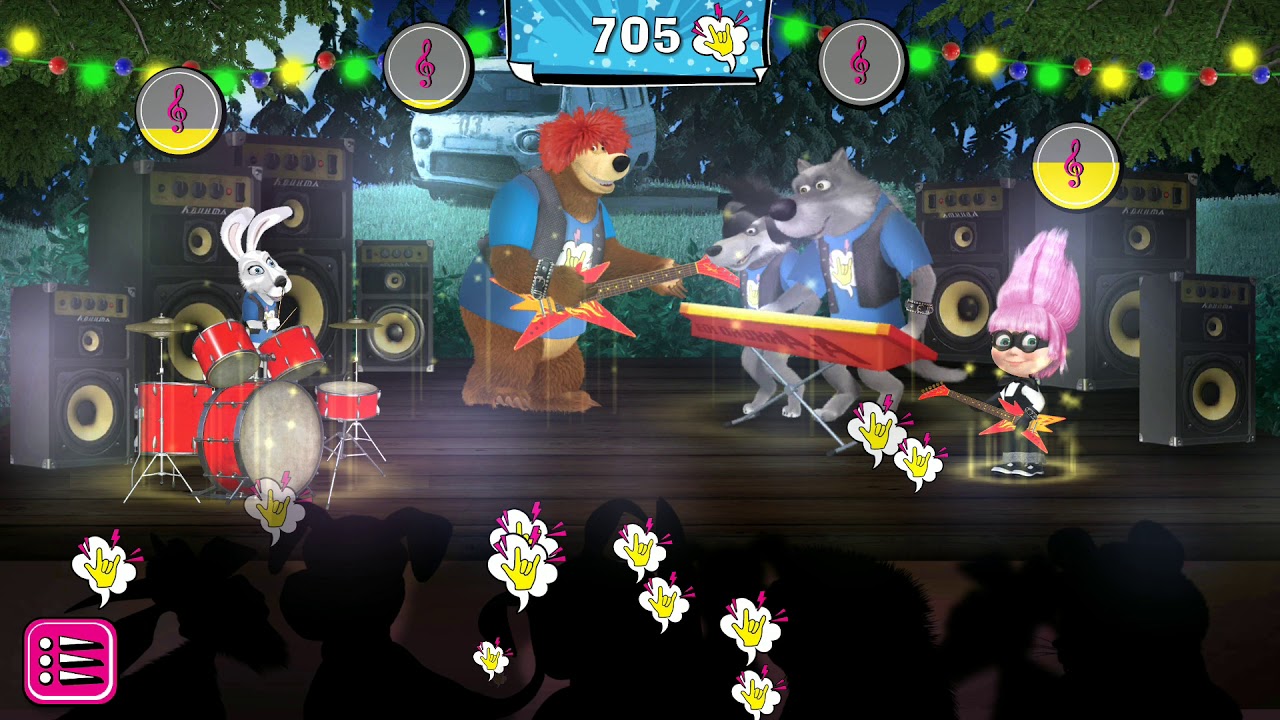 Masha and the Bear ROCK Star for Kids #2 - YouTube