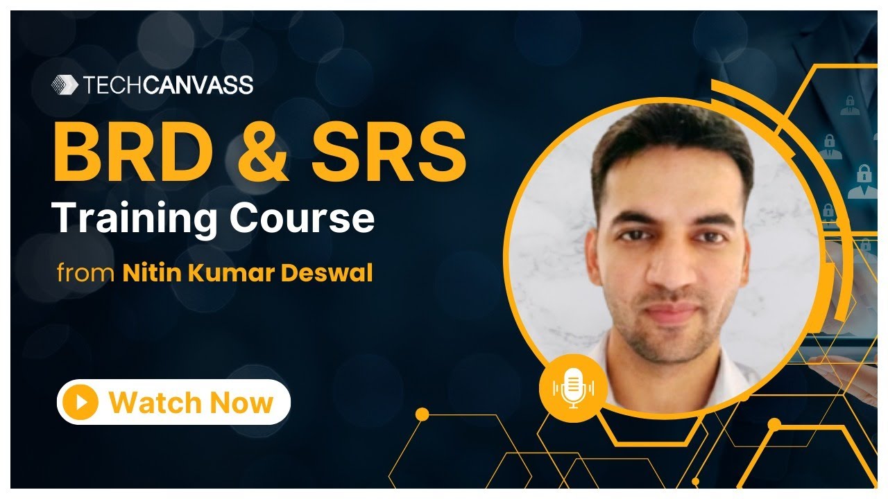 BRD and SRS Training Course | How to create BRD and SRS? - Techcanvass - YouTube