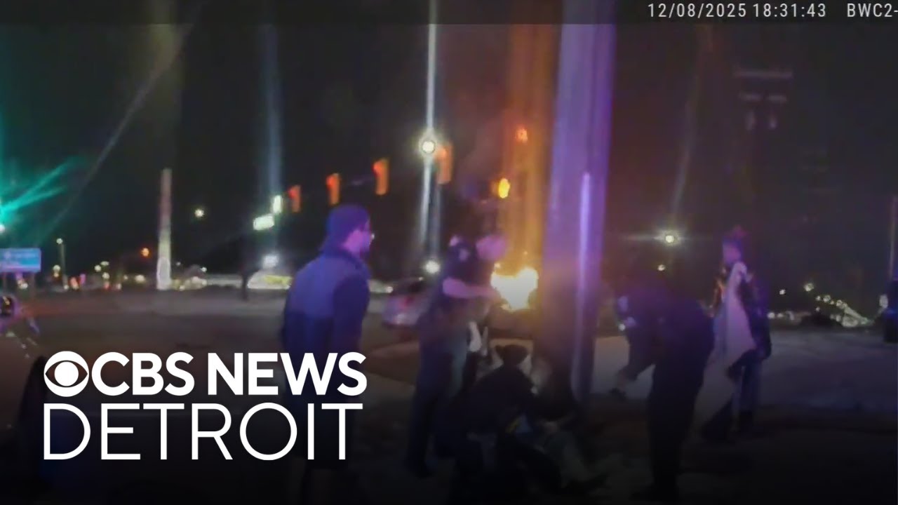 Sterling Heights police sergeant recounts rescuing woman from car fire ...