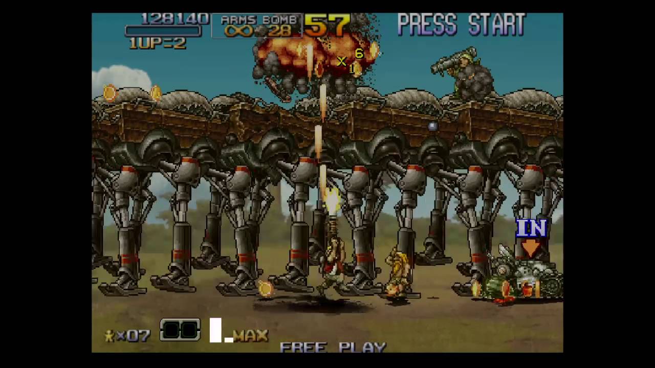 METAL SLUG 6 - Mission 1 Prisoner Locations - YouTube