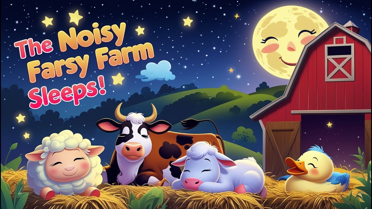 The Noisy Farm | Fun Farm Animal Sounds Song for Kids | Learn Animal ...