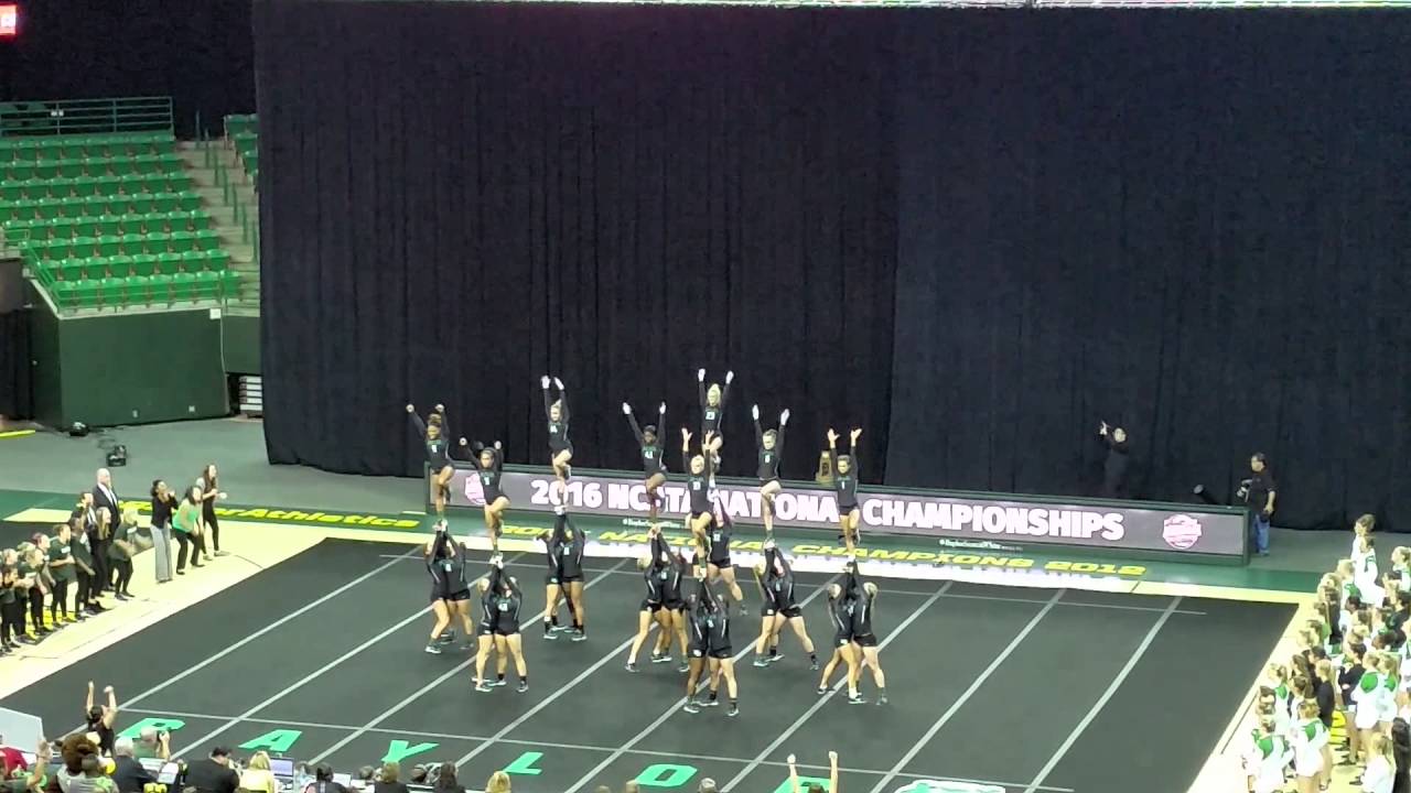 Baylor acro tumbling 2016 - YouTube