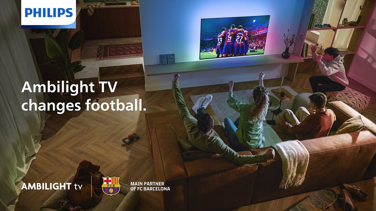 AMBILIGHT TV: Patrocinadora oficial do FC Barcelona - YouTube