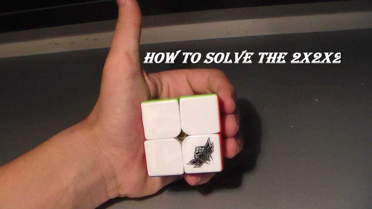 How to solve the 2x2 - YouTube