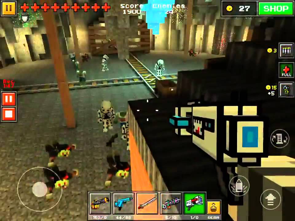 Pixel Gun 3D Version 8.0.0 Mine Map Tricks and Tips (iOS) - YouTube