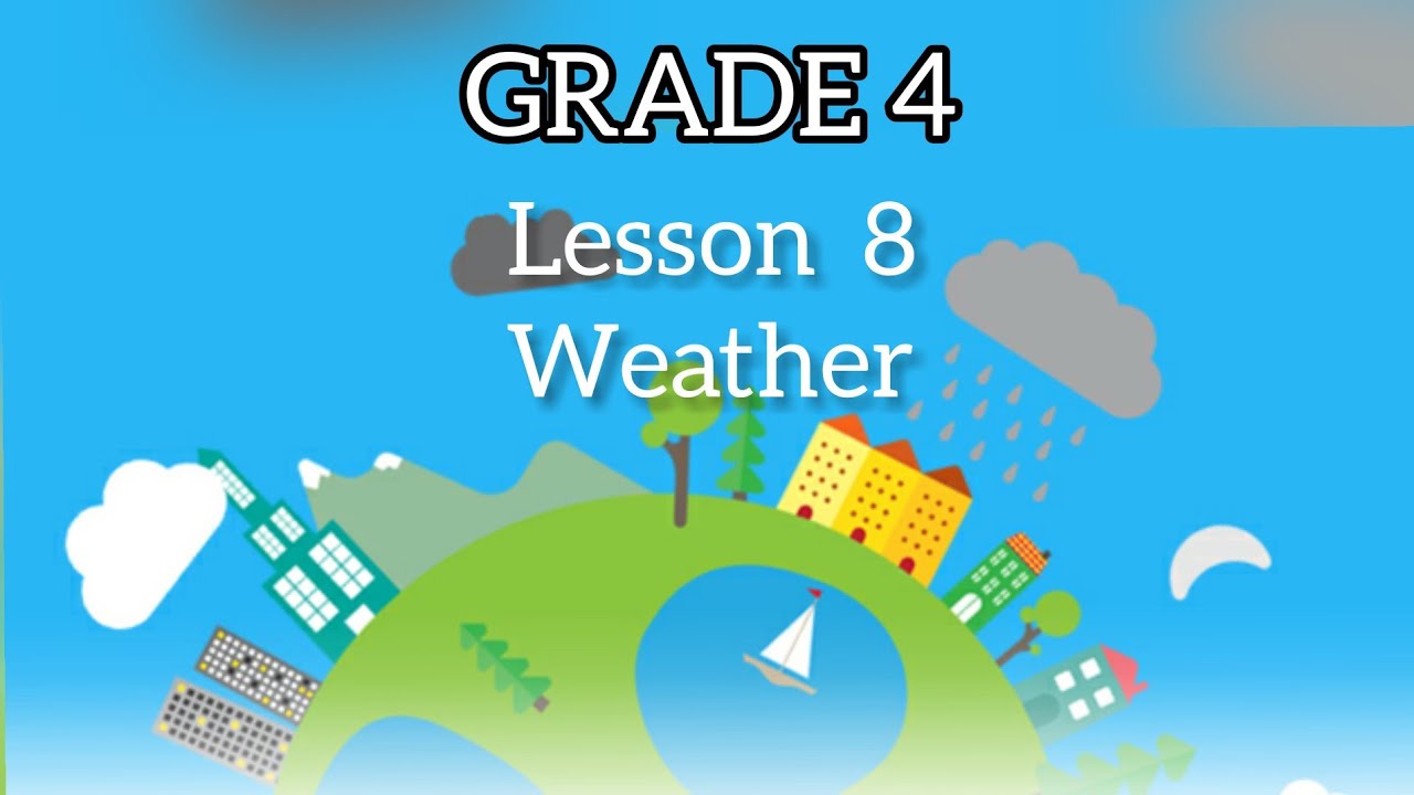 GRADE 4 - Lesson 8 (WEATHER) - English with Ms.Emi - YouTube