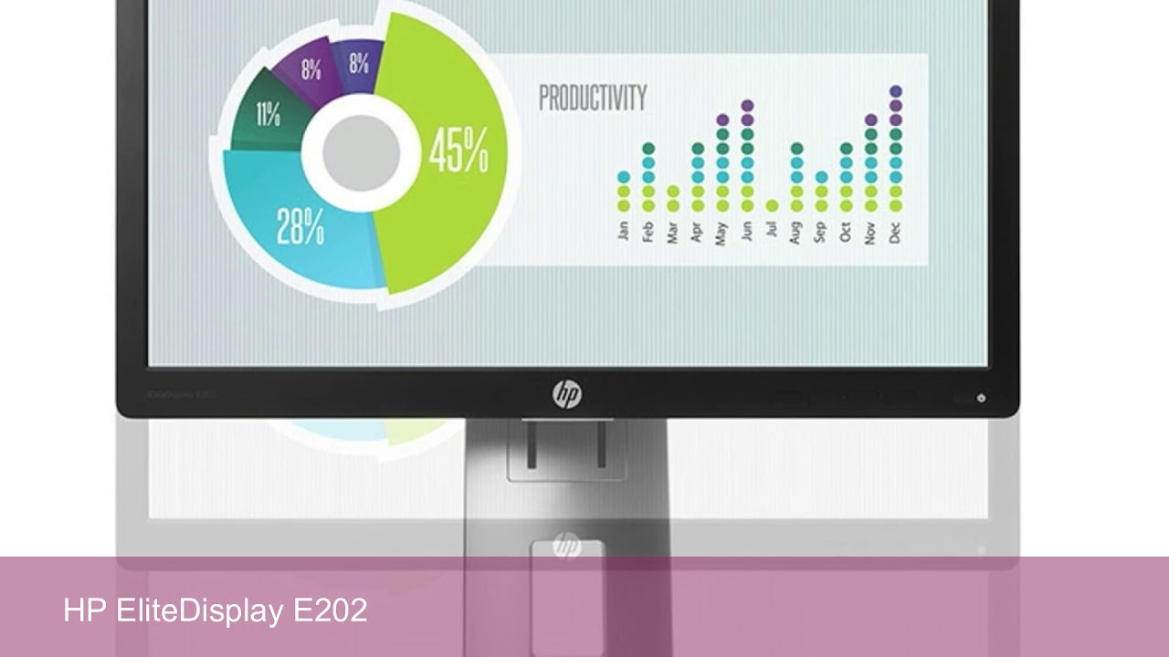 HP EliteDisplay E202 - монитори втора ръка - PCLife - YouTube