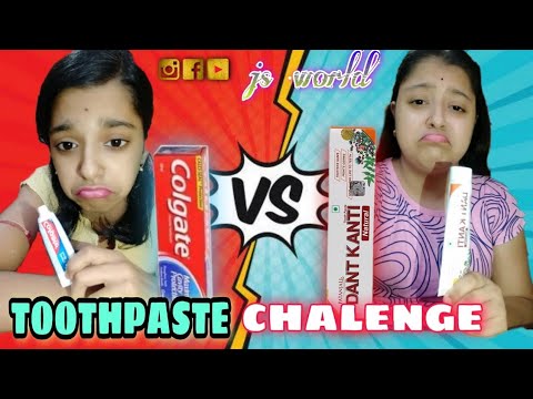 Eating toothpaste challenge 🤢 - YouTube