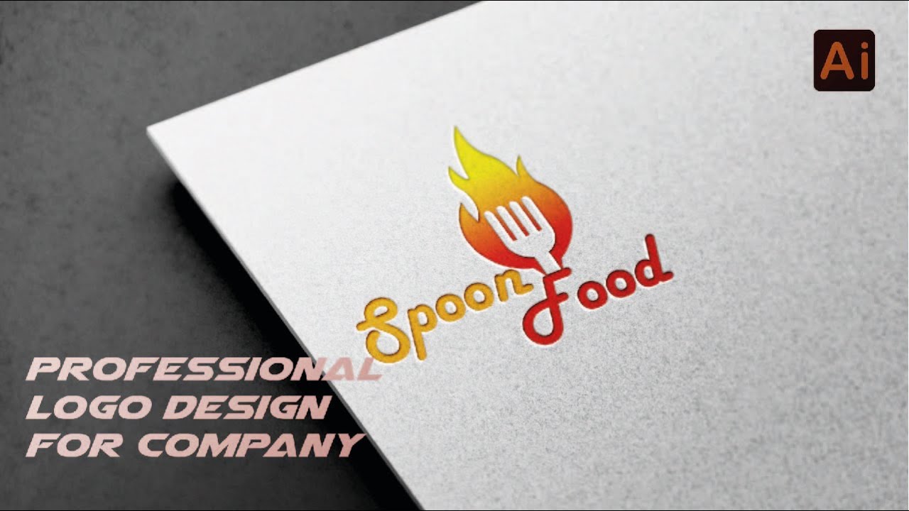 How to create restaurant and food logo | Logo design in illustrator CC ...
