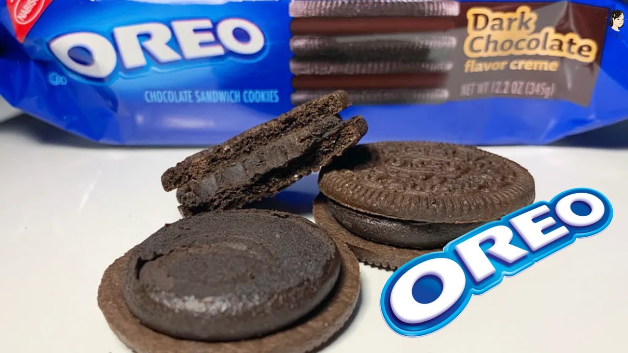 OREO DARK CHOCOLATE COOKIE REVIEW! - YouTube