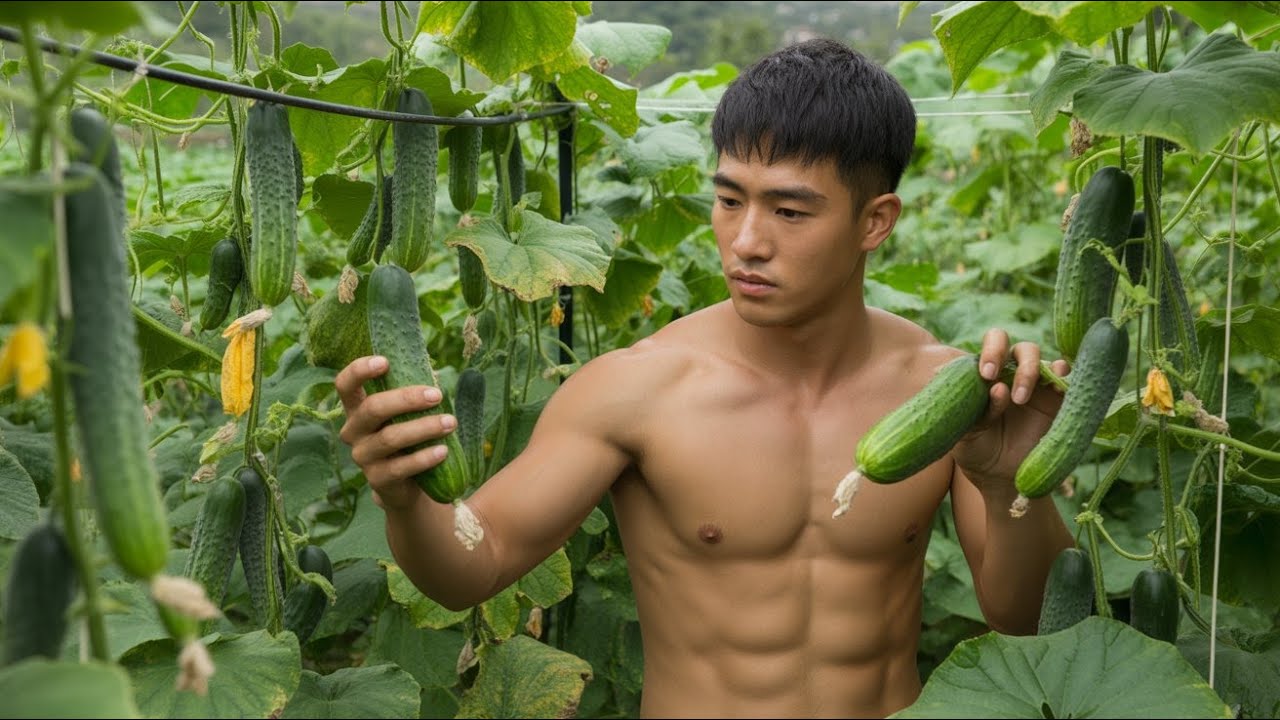 The BEST Way to Pick Cucumbers from a Lush Garden Guaranteed! - YouTube