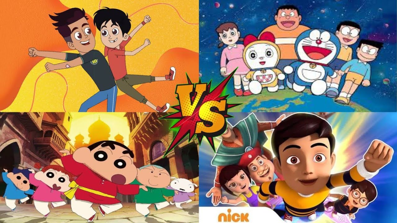 Chikoo and Bunty Vs Doraemon Vs Shinchan Vs Rudra (New Video) - Tiles ...