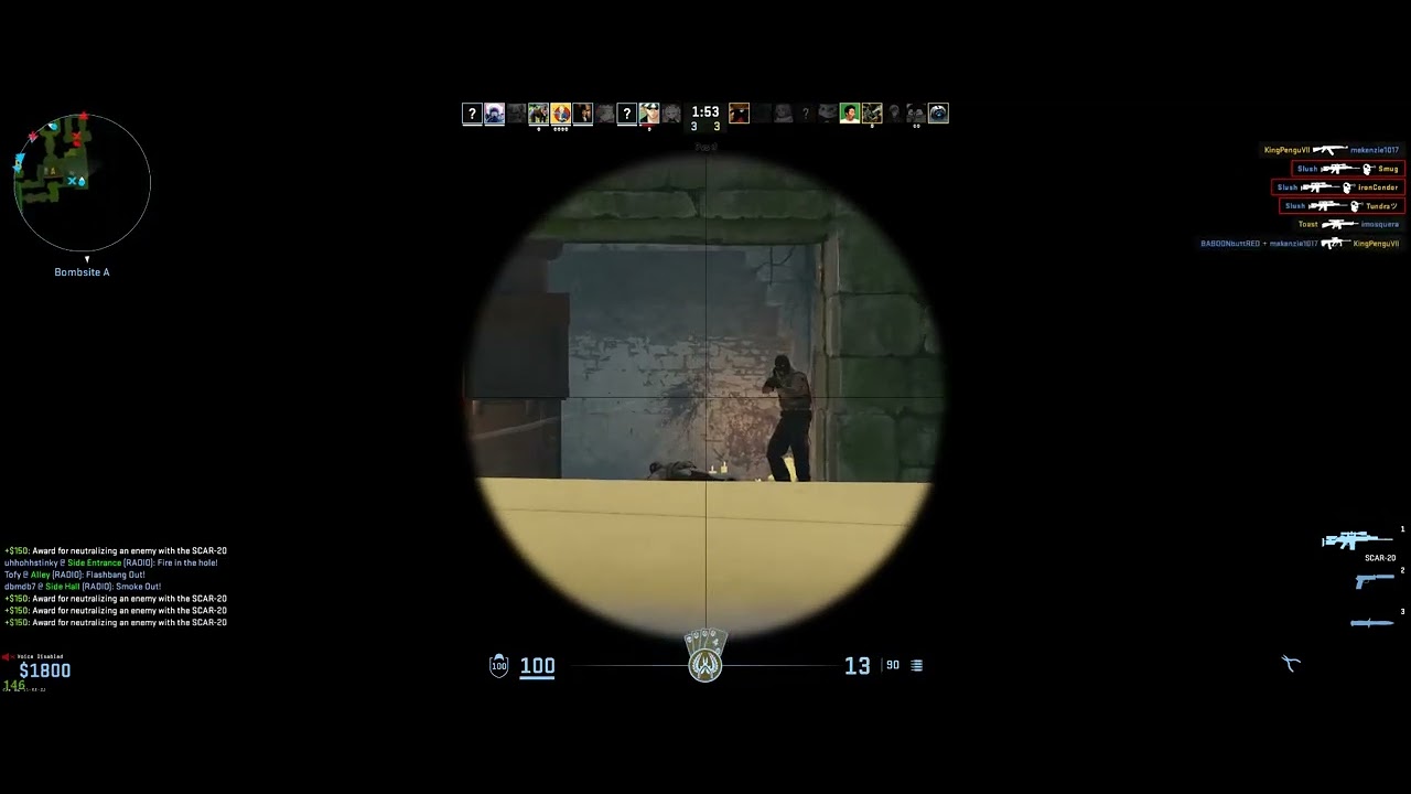 CS2 7-Kill Round - YouTube