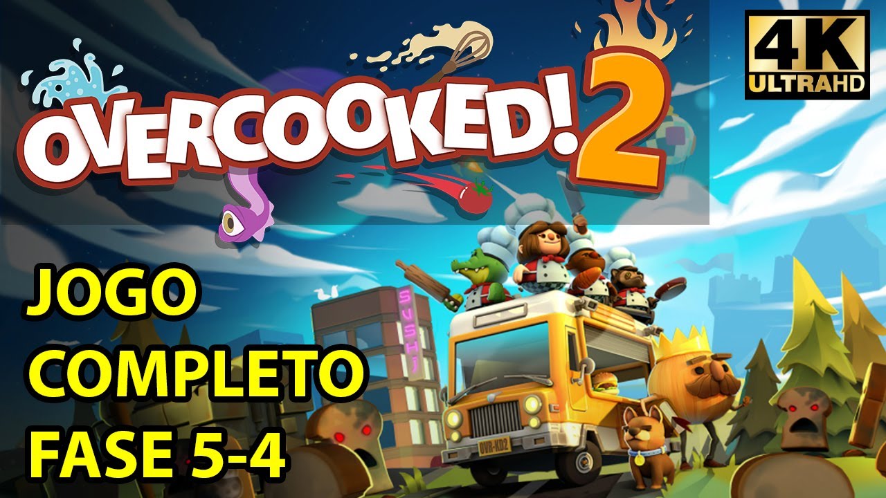 Overcooked 2 - Como passar da fase 5-4 em 2 jogadores - YouTube