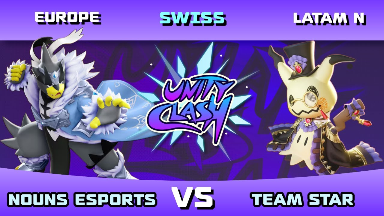 Nouns Esports vs Team Star | Swiss | Unity Clash Winter (Season 7) | Pokemon UNITE - YouTube