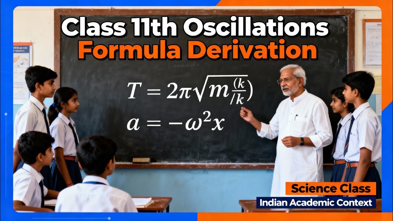 Class 11 Physics Chapter 14 – Oscillations | Complete Formula ...