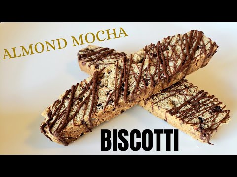 ALMOND MOCHA BISCOTTI RECIPE | easy, beautiful, crunchy cookies ...