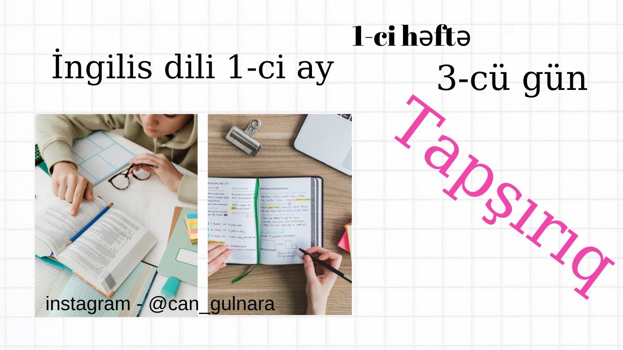 Day 3 oxuma ve video birlikde tapsiriq HD 720p - YouTube