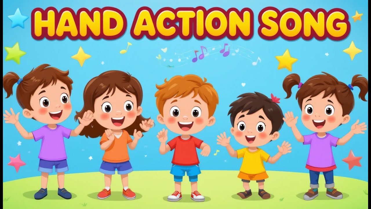 Hand Action Song for Kids | Fun Movements and Exercise! - YouTube