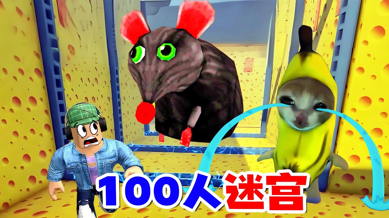 100人迷宮挑戰：誰是天選之人？ | 100 Players Impossible Maze ROBLOX - YouTube