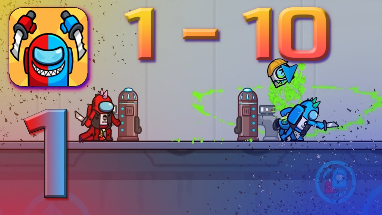 We're Impostors : Kill Together (Red and Blue impostor) 1 - 10 levels ...
