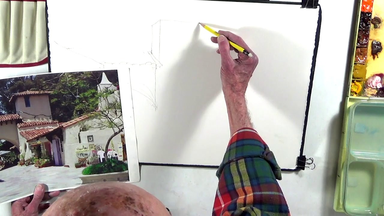 Mel Stabin Watercolor Demonstration - YouTube